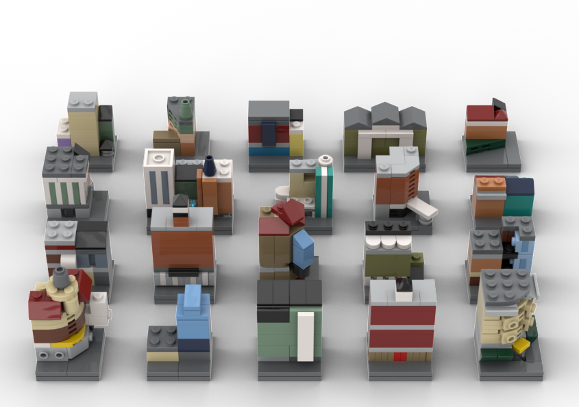 Mini-modular instructions and parts list – HOF Builder